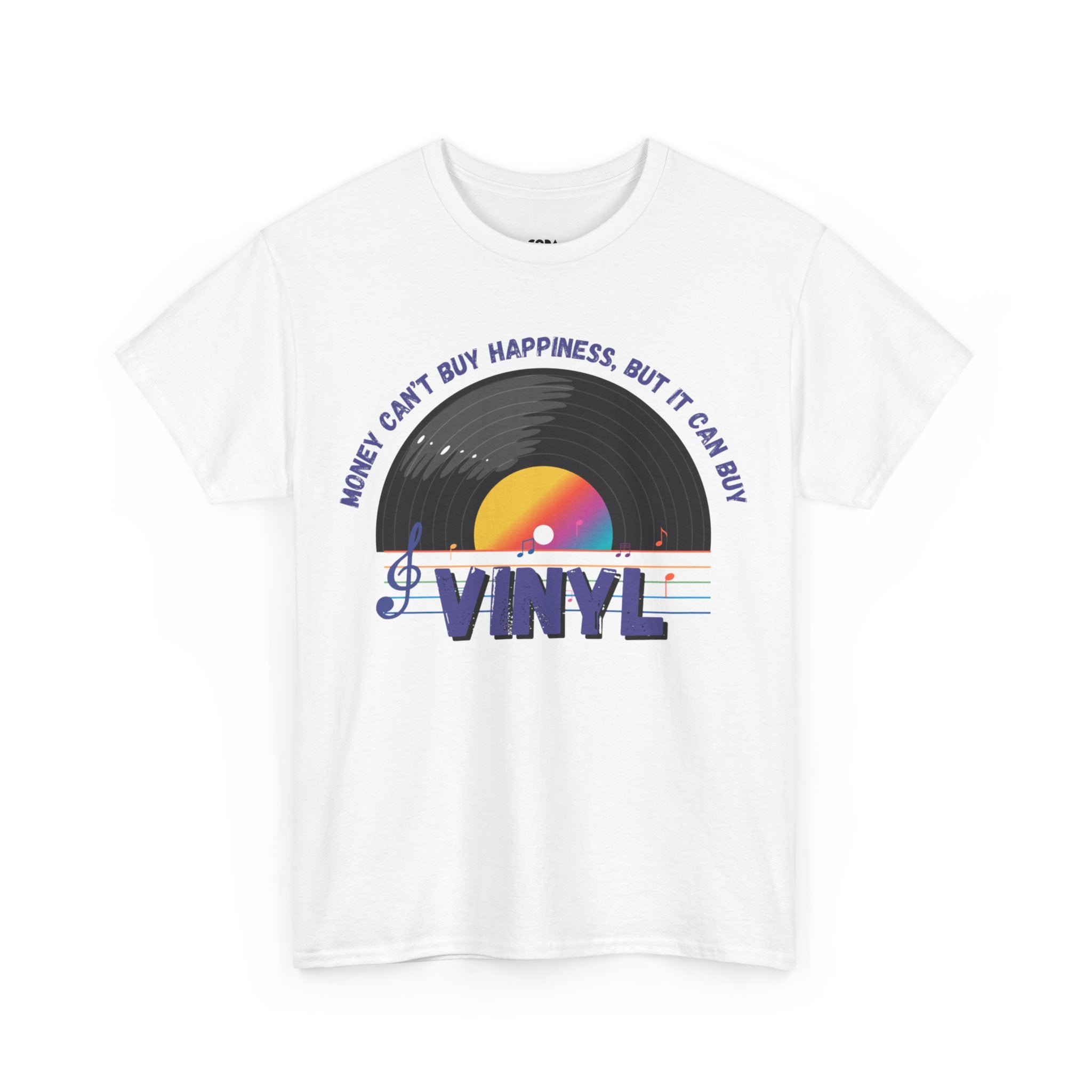 Men's Vinyl Records Slogan T-Shirt