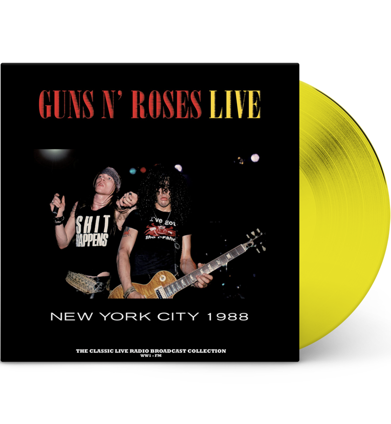 Guns N’ Roses – Live in NYC 1988 (12-Inch Album on 180g Yellow Vinyl)